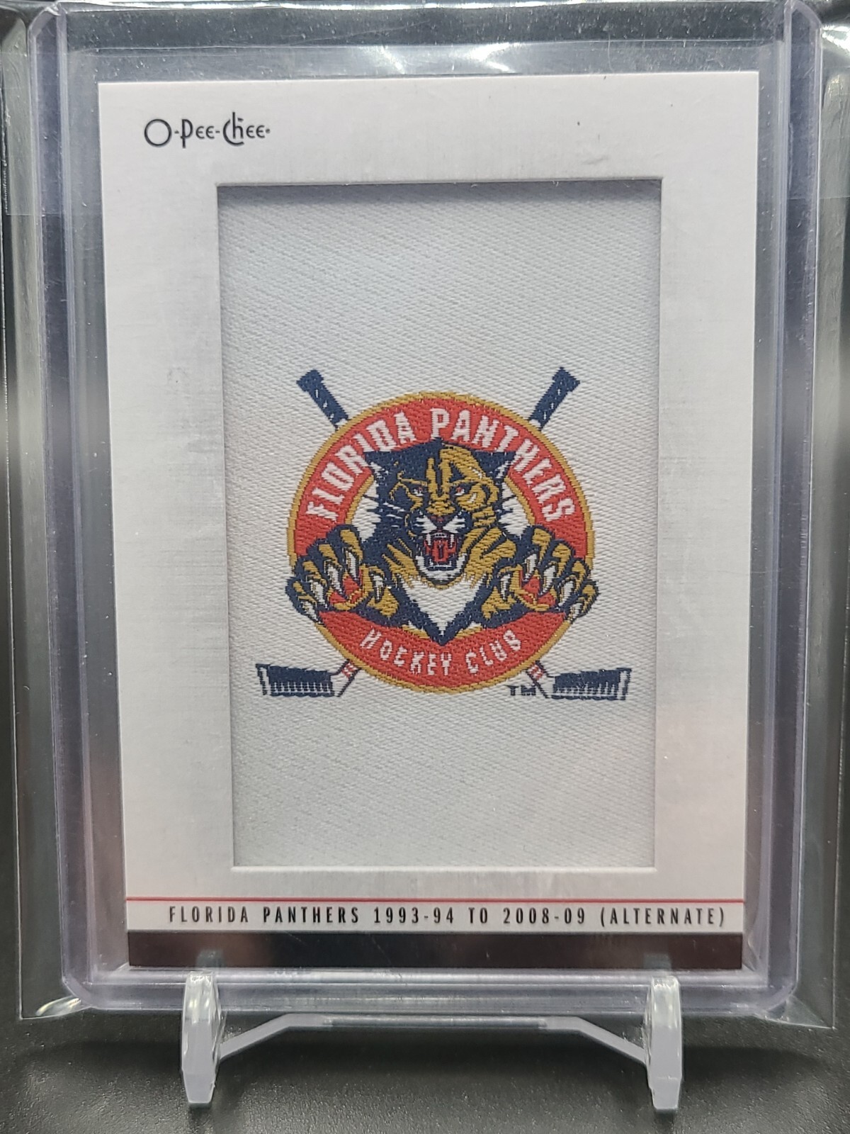2014-15 O-Pee-Chee Team Logo Patch Florida Panthers Alternate Jersey | eBay