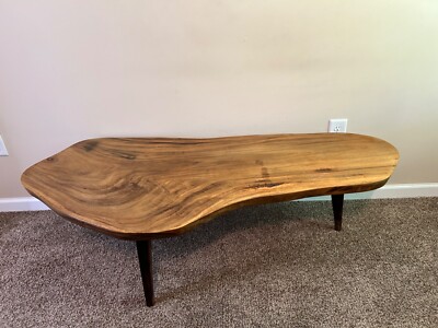 Monkeypod Coffee Table 61 inches long freeform shape that stands 16 ...