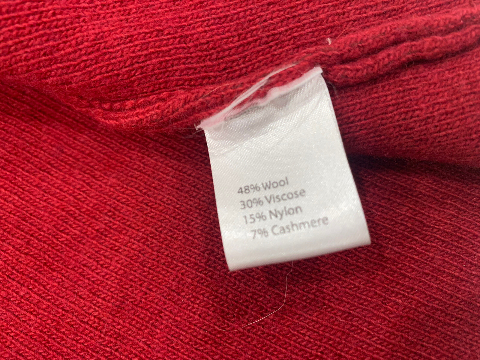 Bartolini Red Wool Cashmere Sweater Vest w/ Pockets * Italy *, Women's ...