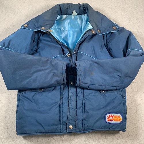 Vintage Heat Wave Jacket Womens Medium Blue 80s Ski One of Kind | eBay