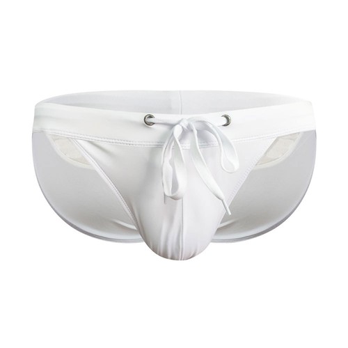 Men's Swimwear Sexy Mesh Underwear Swim Briefs Swimming Boxers Trunks ...