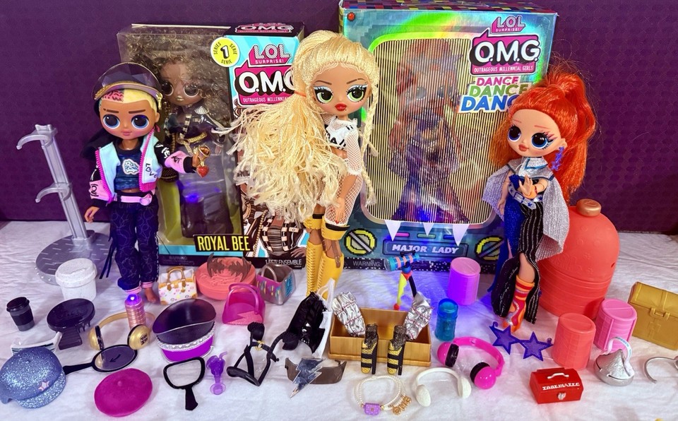 HUGE LOL Surprise MEGA LOT 200+ Dolls OMG Pets Mini Shops Shoes Bags ...