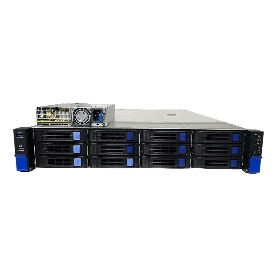 New 12 Bay Hybrid Storage Server AMD EPYC Rome 2.5Ghz 32 core 256GB 4x ...