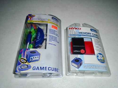 NEW/SEALED Nyko Game Boy Advance Link Cable & Memory Card for Nintendo ...