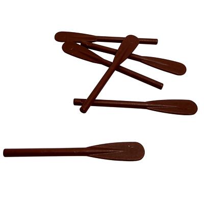 6 NEW LEGO Minifigure, Utensil Oar / Paddle Reinforced Reddish Brown | eBay