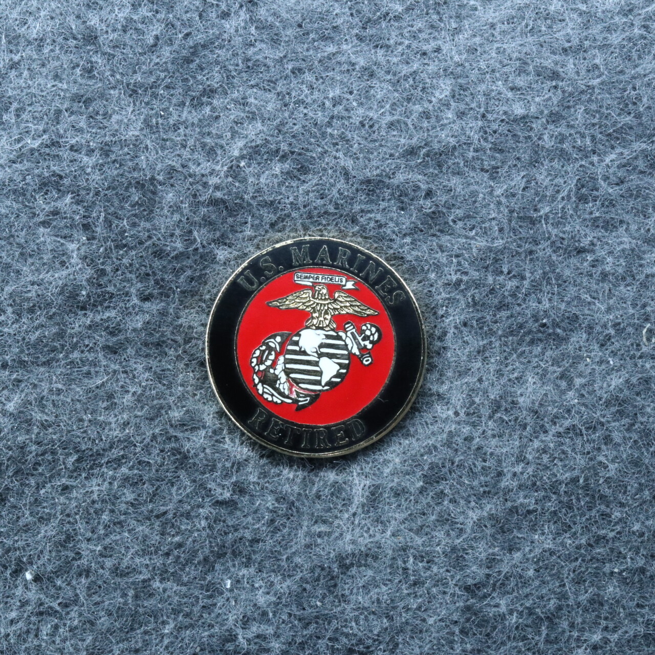 Military Hat Pin: U.S.M.C. Marine Corps Retired Pin [1"] | eBay