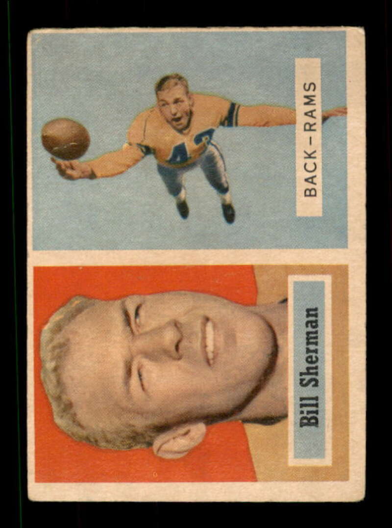 1957 Topps #58 Will Sherman GVG LA Rams ERR 550146 | eBay