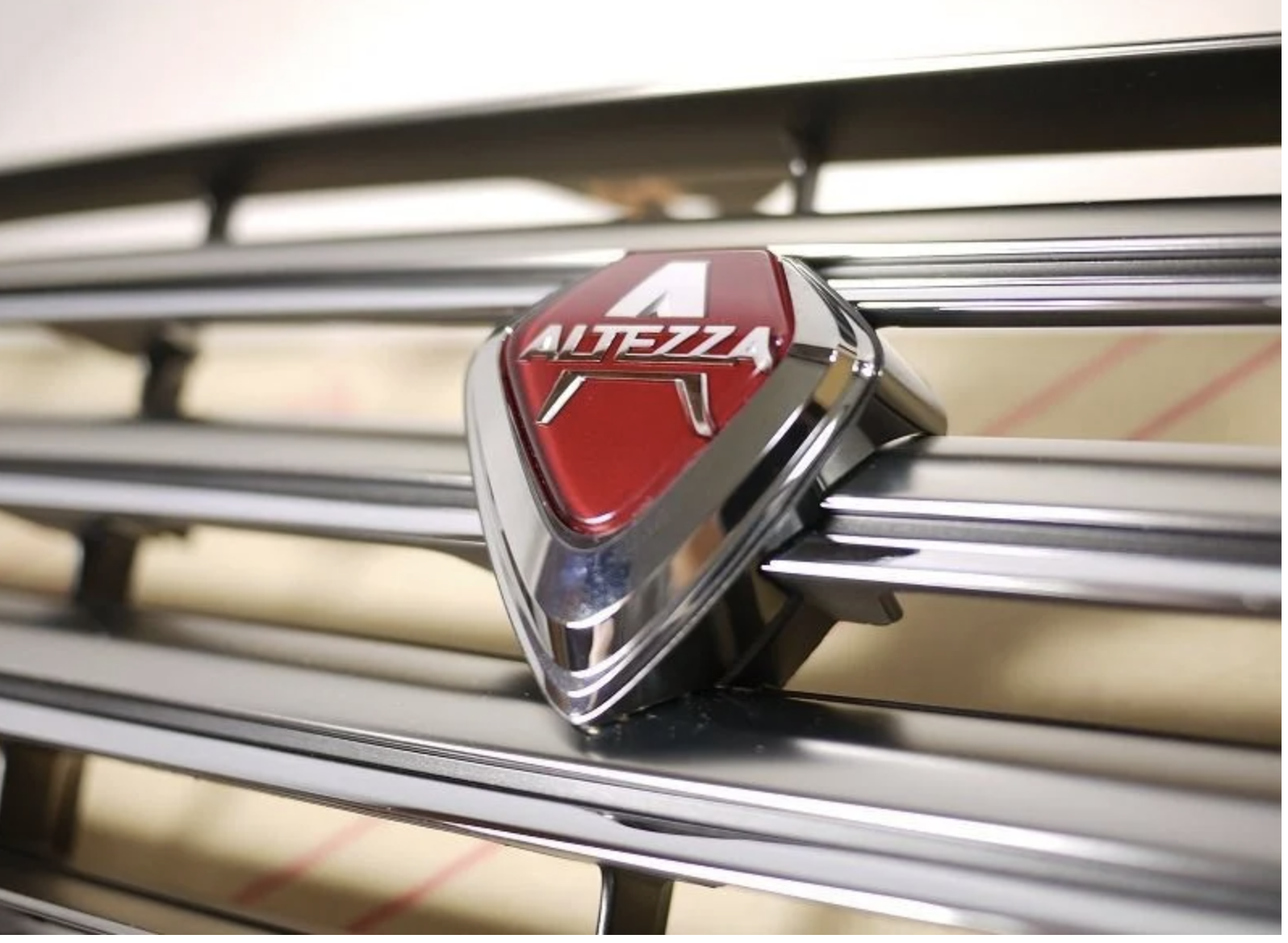 Toyota Genuine Altezza Emblem Red Badge 00-05 Lexus IS300 Front ...