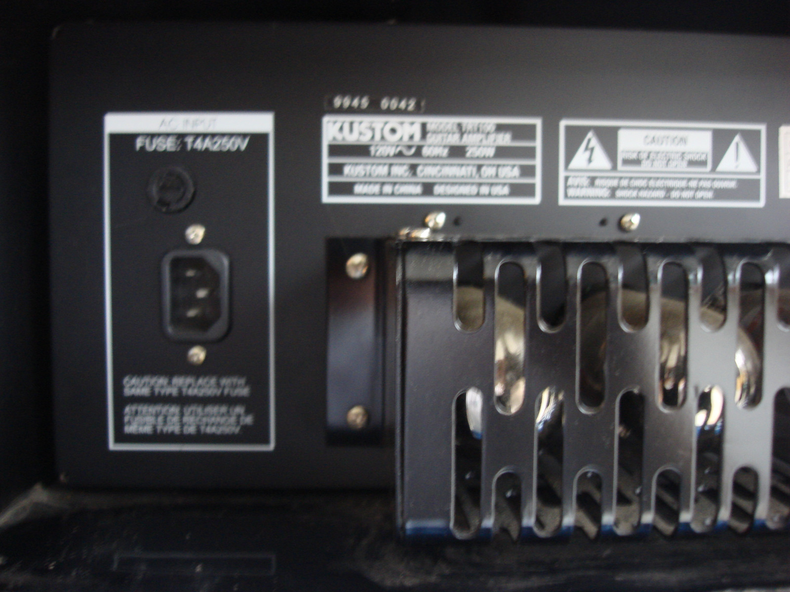 KUSTOM TRT-100 AMPLIFIER - BLUE SPARKLE | eBay