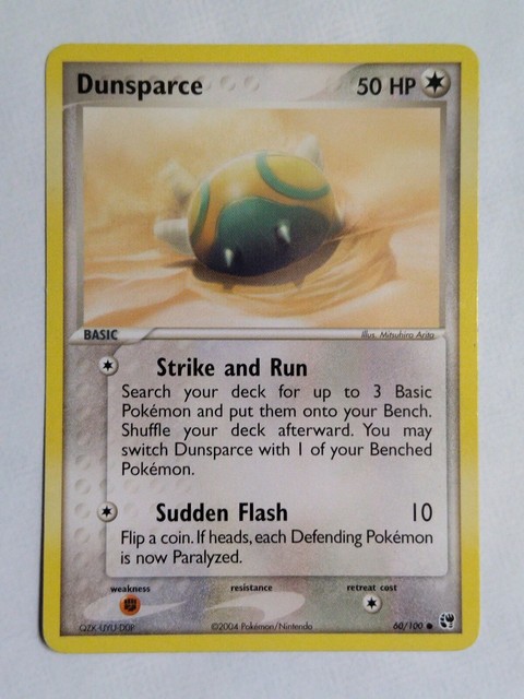 Pokémon TCG Dunsparce EX Battle Stadium 60 Regular Common for sale ...