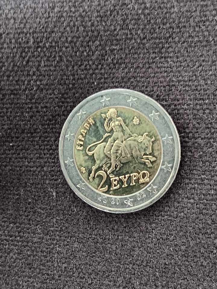 2002 Greece 2 EUROS COIN With S (1st map) Mint Condition | eBay