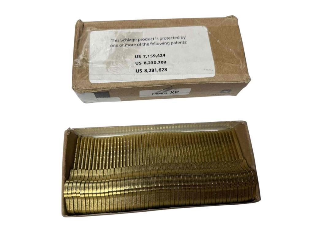 NEW Box of 50 Schlage Primus XP Blank Keys .35-004-XP-EV.468.C124.D | eBay