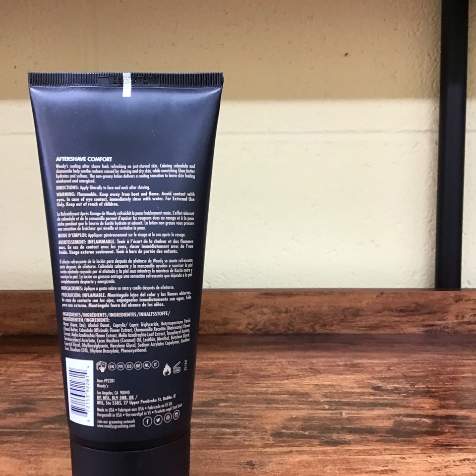 Woodys For Men Aftershave Comfort Skin Soother Cooling Effects 5oz ...