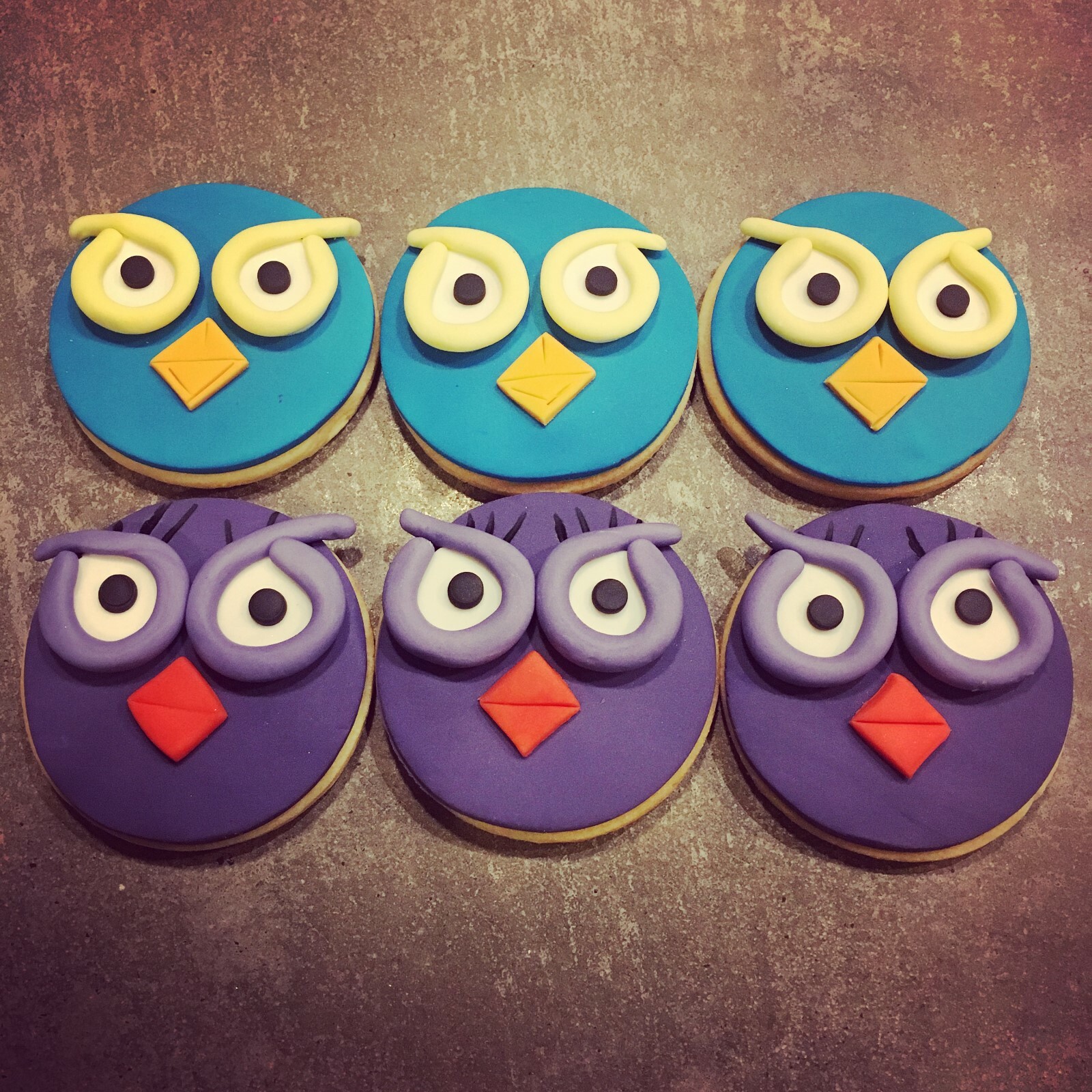 12 Giggle and Hoot fondant cookies | eBay Australia