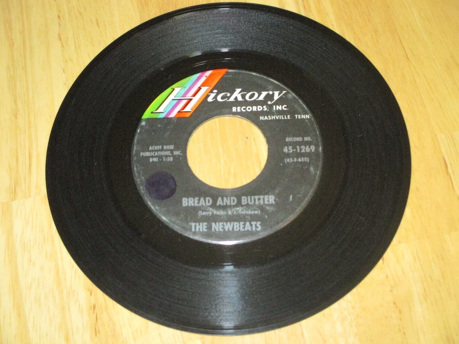 THE NEWBEATS - BREAD AND BUTTER B/W- TOUGH LITTLE BUGGY VG+ 1964 | eBay