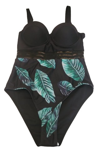 Women's Push Up One Piece Bathing Suit Size 6 Medium | eBay