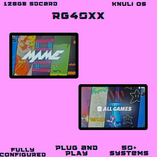 Rg40xxH/V 128gb custom sdcard with knulli. Plug and play. Fully ...