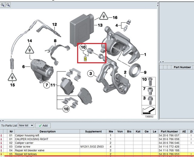 Original BMW Repair Kit Bellows 34206786053 for sale online | eBay