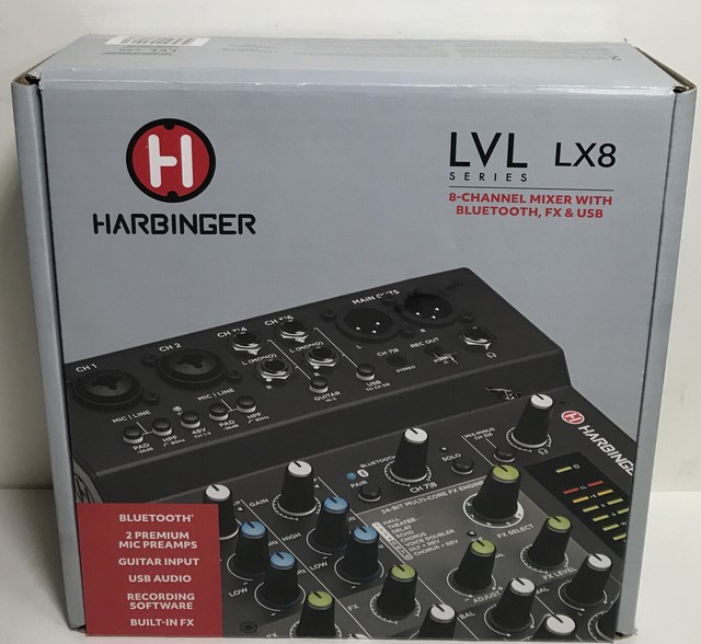 Harbinger LX8 8-Channel Analog Mixer for sale online | eBay