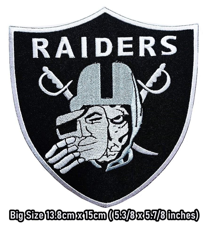 Oakland Raiders NFL Football Patches Embroidery iron,sew(From Thai by ...