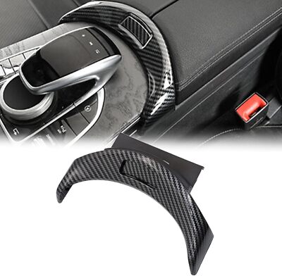 Carbon Fiber Style Center Console Mercedes C300 C43 AMG C63 C450 C400 ...