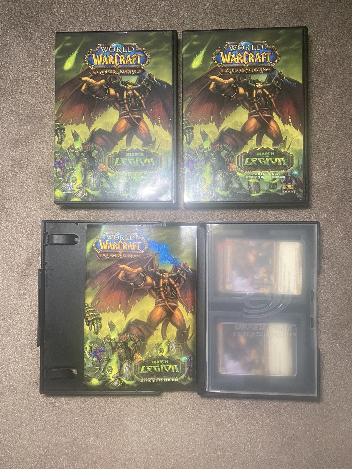 Vintage World of Warcraft TCG Bundle Lot Upper Deck BLIZZARD | eBay