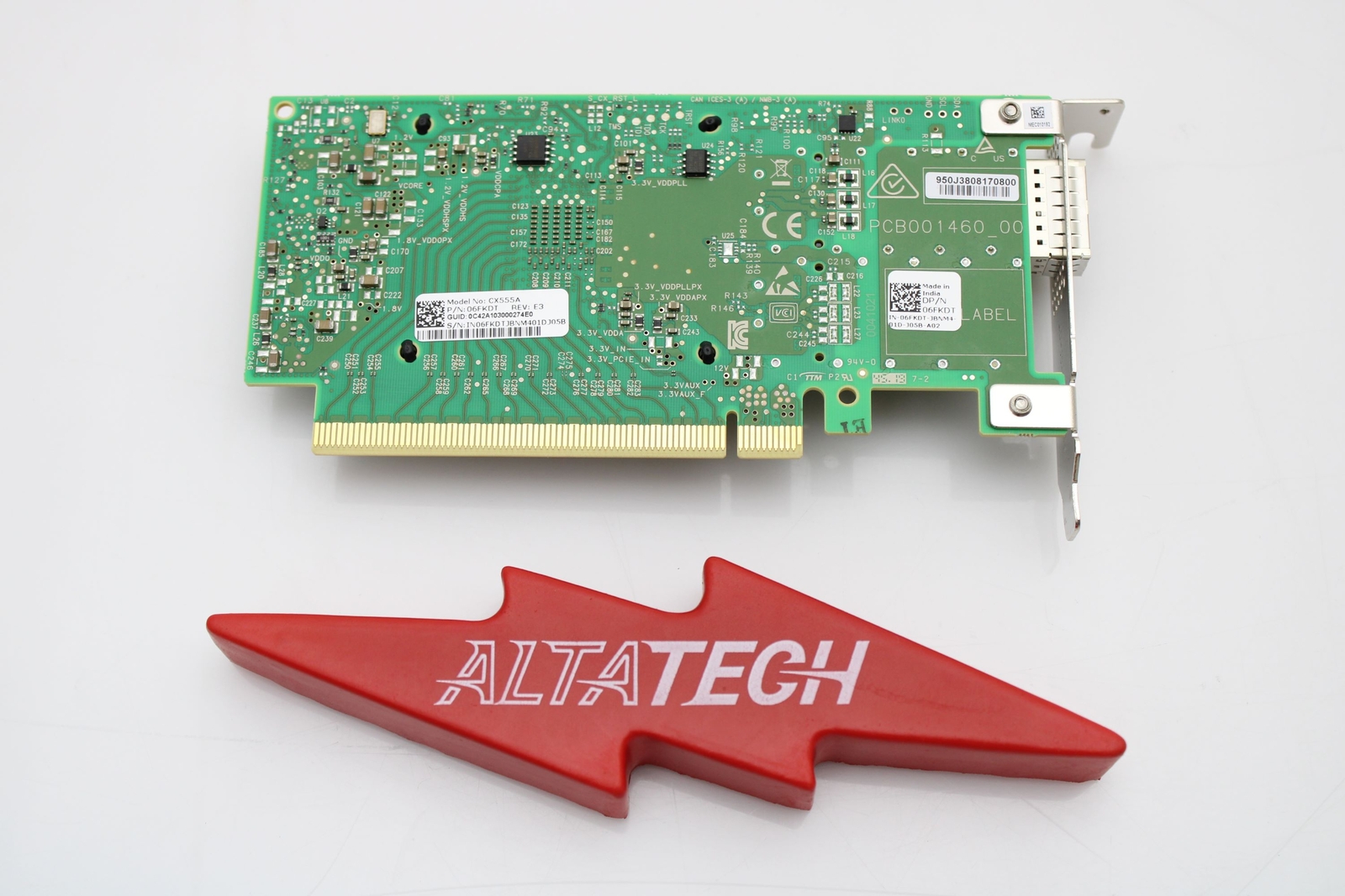 Dell ConnectX-5 CX555A Single-Port 100GB QSFP PCIe x16 Adapter Dell P/N ...