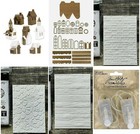 Tim Holtz Sizzix Thinlits Village 87pc #665564 + 3 Embossing Folders + 4 Lights | eBay