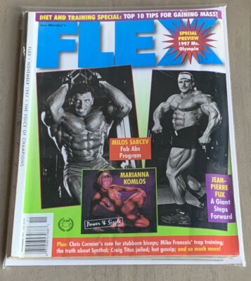Milos Sarcev/Jean Pierre Fux - FLEX Bodybuilding Magazine - November ...