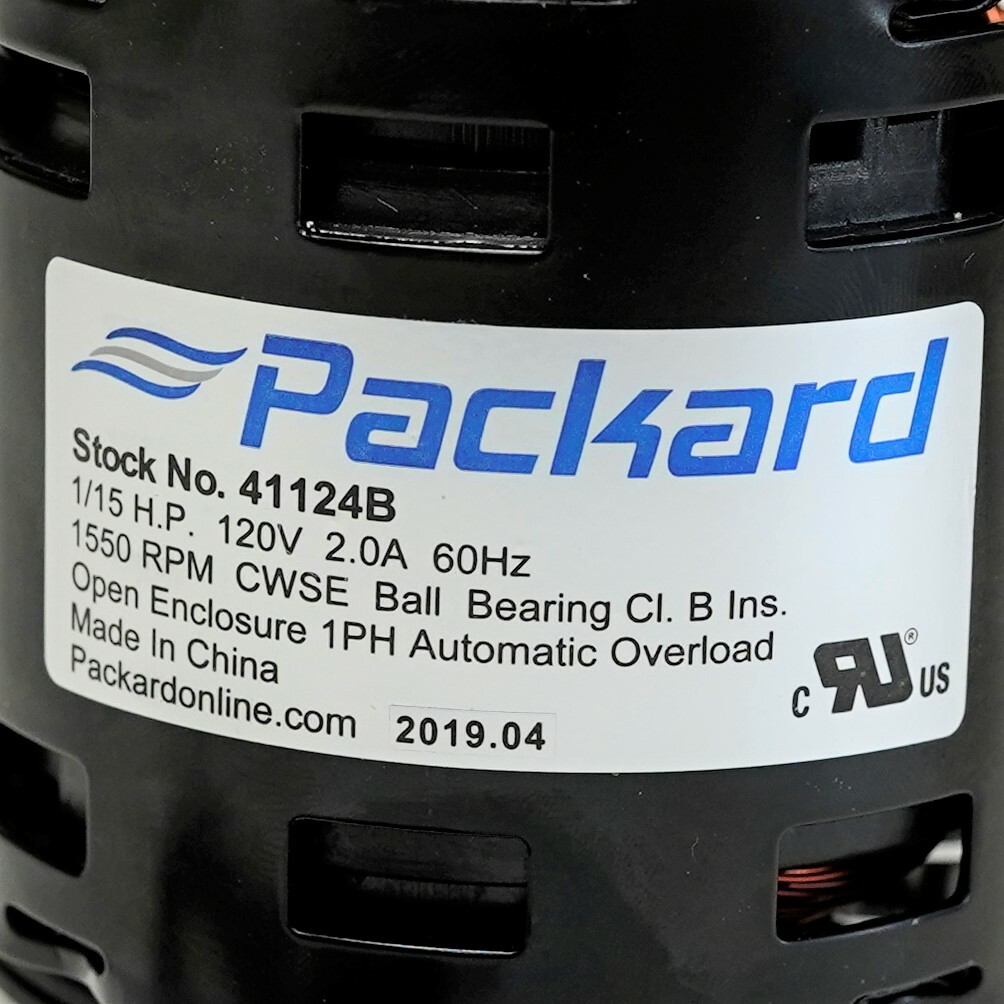 Packard 41124B Refrigeration Cooler Evaporator Motor for Bohn 5008SS ...