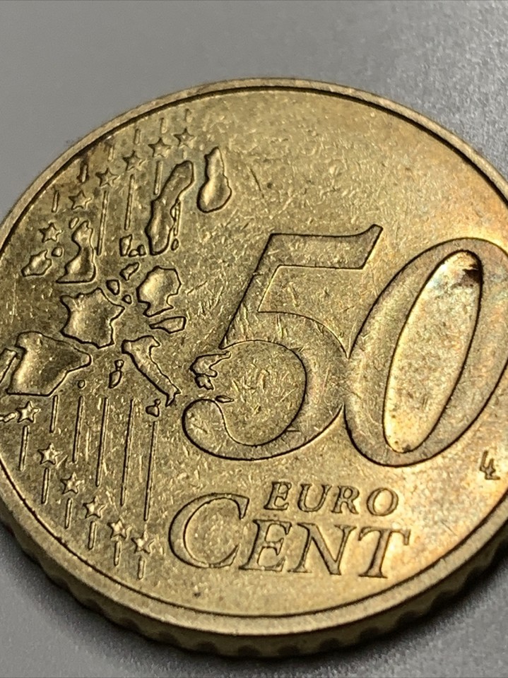 Rare 2002 German 50 Euro Cent Coin With A “G” Mint Mark | eBay