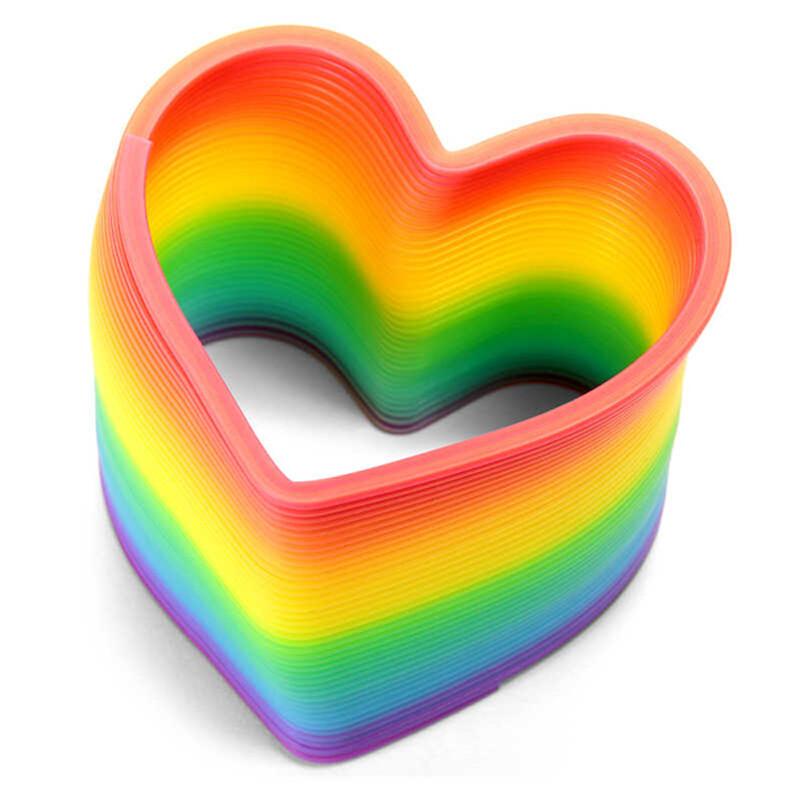 Magic Rainbow Springy Shaped Retro Toy Slinky Fun Children's Stocking ...