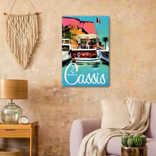 Travel Posters, Cassis - France Travel Poster, Retro, Vintage Poster | eBay
