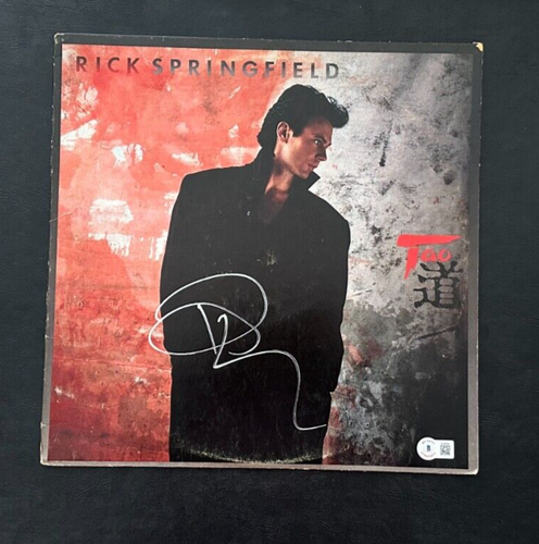 RICK SPRINGFIELD SIGNED VINYL RECORD TAO BECKETT BAS CERTIFIED | eBay
