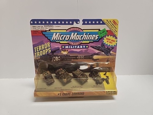 Micro Machines Military #5 CHAOS COMMAND Forces Figure Set 1993 Galoob ...