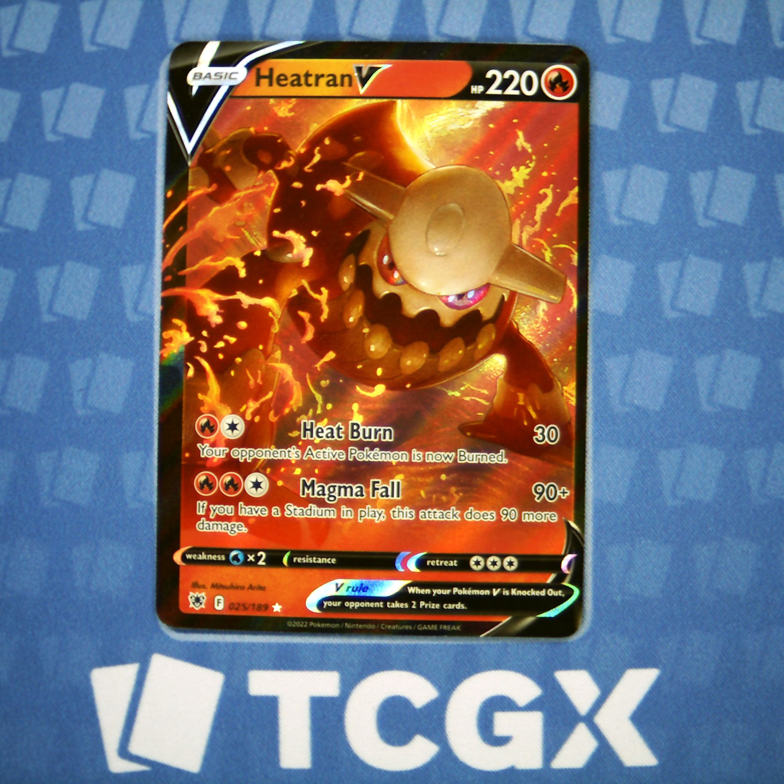 Pokemon - Heatran V - 025/189 - SWSH10: Astral Radiance - Holo - Ultra ...