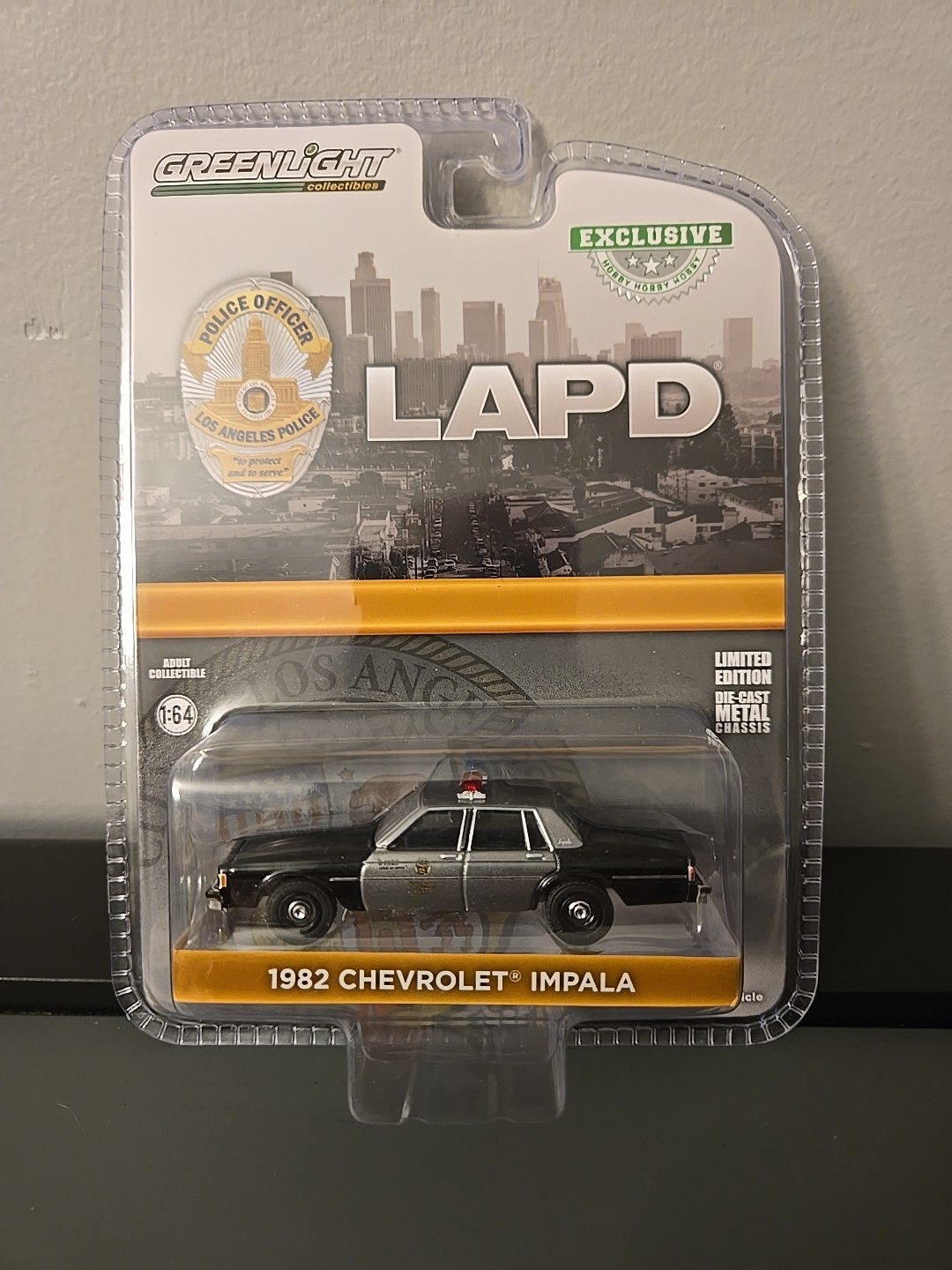 Greenlight Hobby Exclusive 1982 Chevrolet Impala LAPD Los Angeles ...