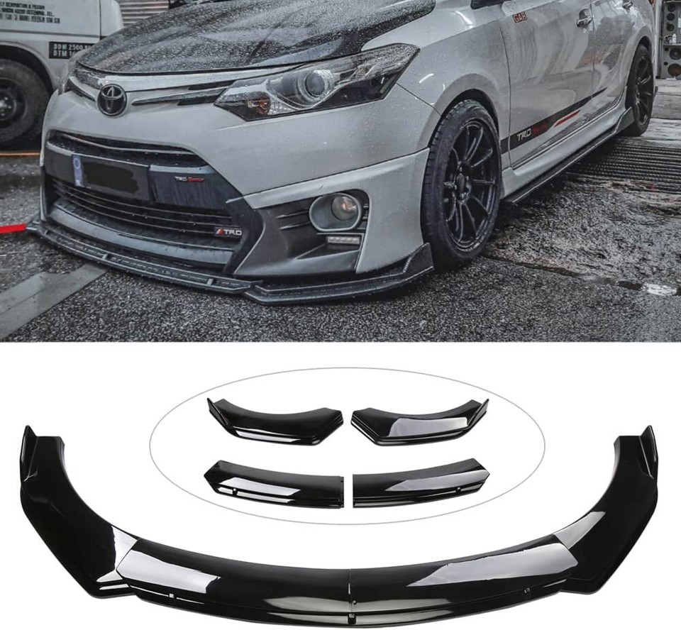 For Dodge Grand Caravan 99-20 Front Bumper Lip Splitter Spoiler Glossy ...