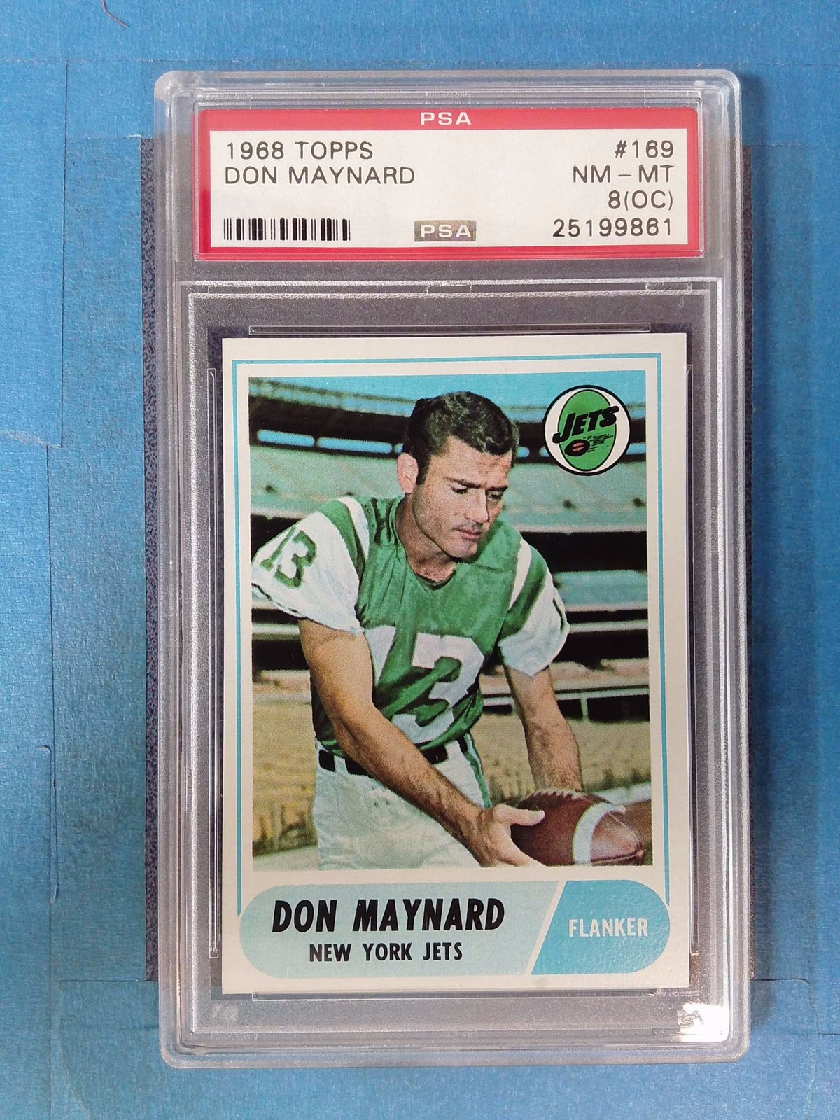 SC861) 1968 Topps DON MAYNARD PSA 8 NM-MT (OC) New York Jets #169 | eBay