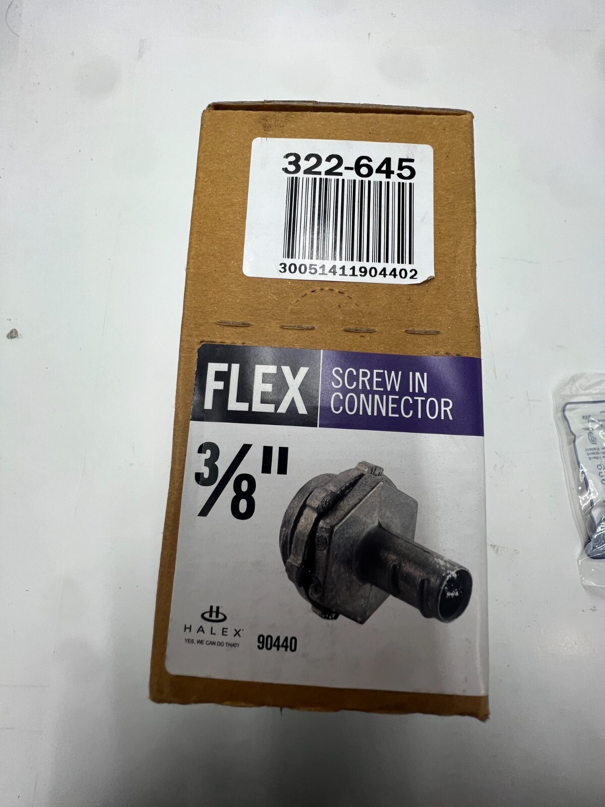 Box of 25 - Halex 3/8 In. Screw-In Armored Cable/Conduit Connector ...