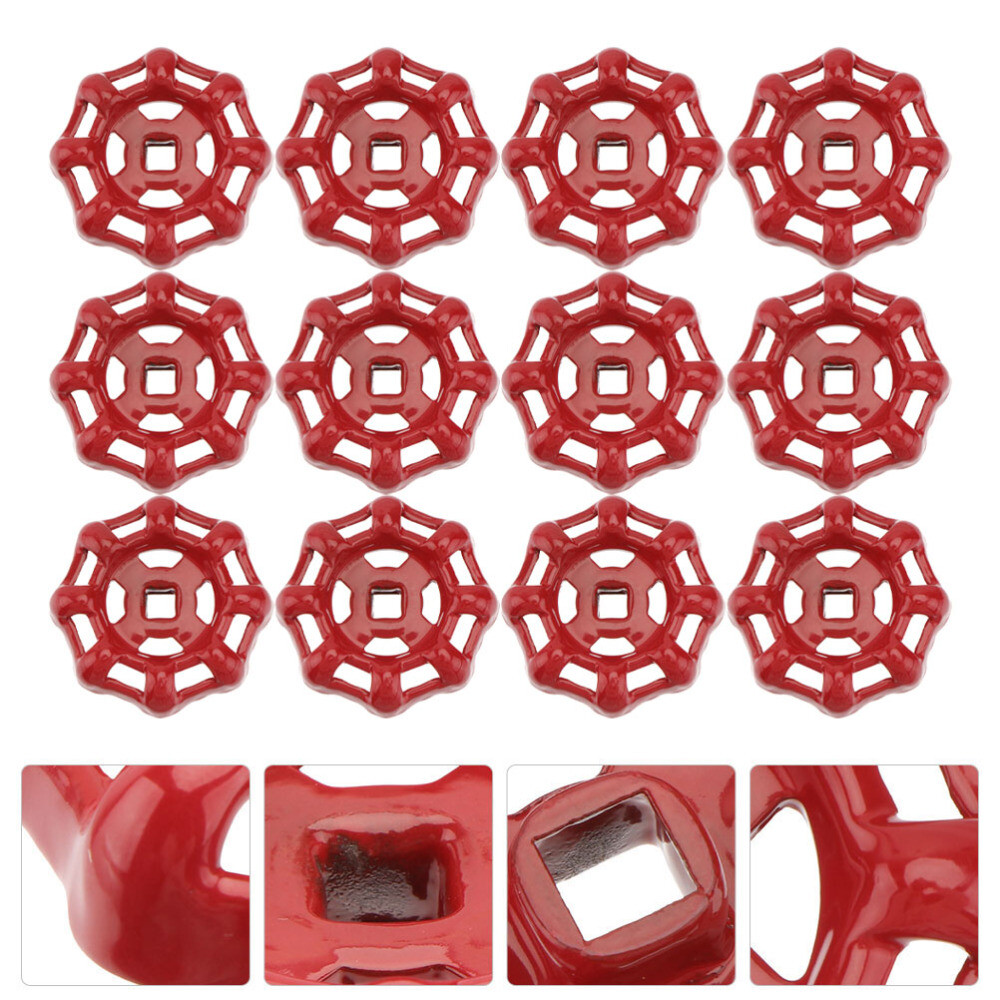 12Pcs cast iron wheel handle replacement valve handle hose bibb handle ...