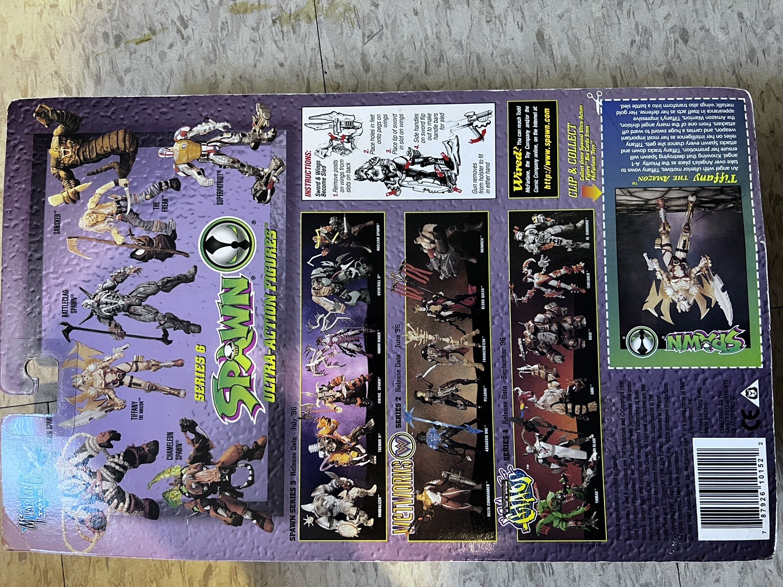 2x Spawn Angela Special Deluxe Edition Action Figure 1995 McFarlane ...