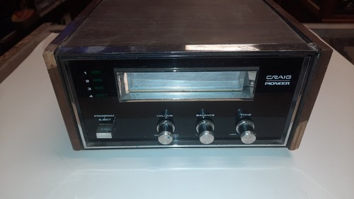Craig Pioneer 8 Track Player Model 3205 Vintage | eBay