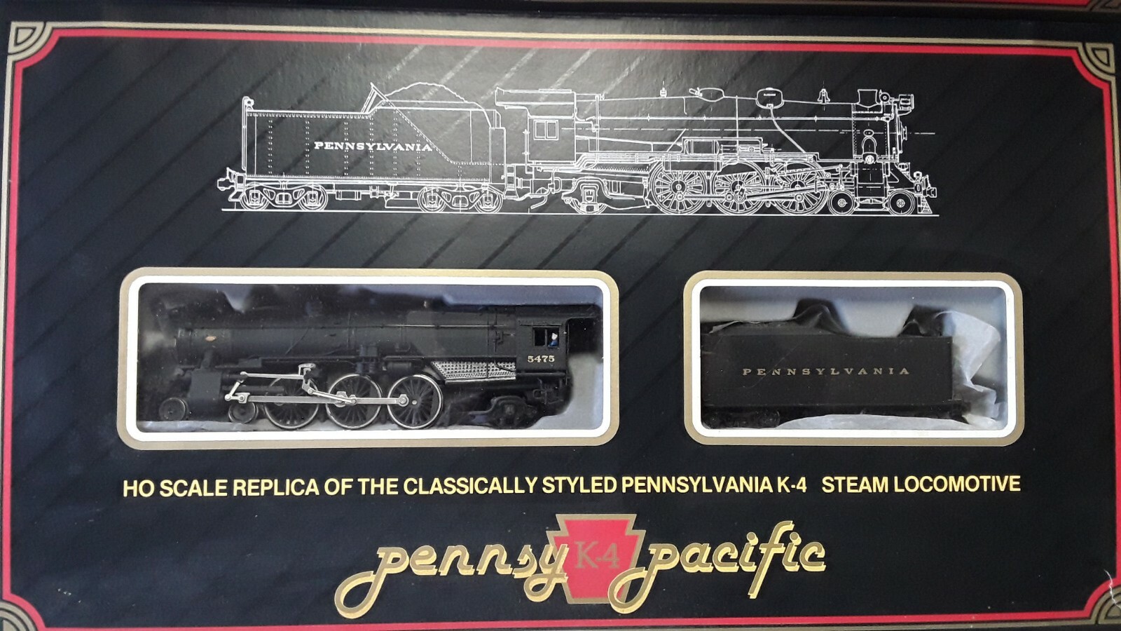 Vintage K4 Bachmann Spectrum 4-6-2 PreWar PRR Pacific HO loco 84114 (AS ...