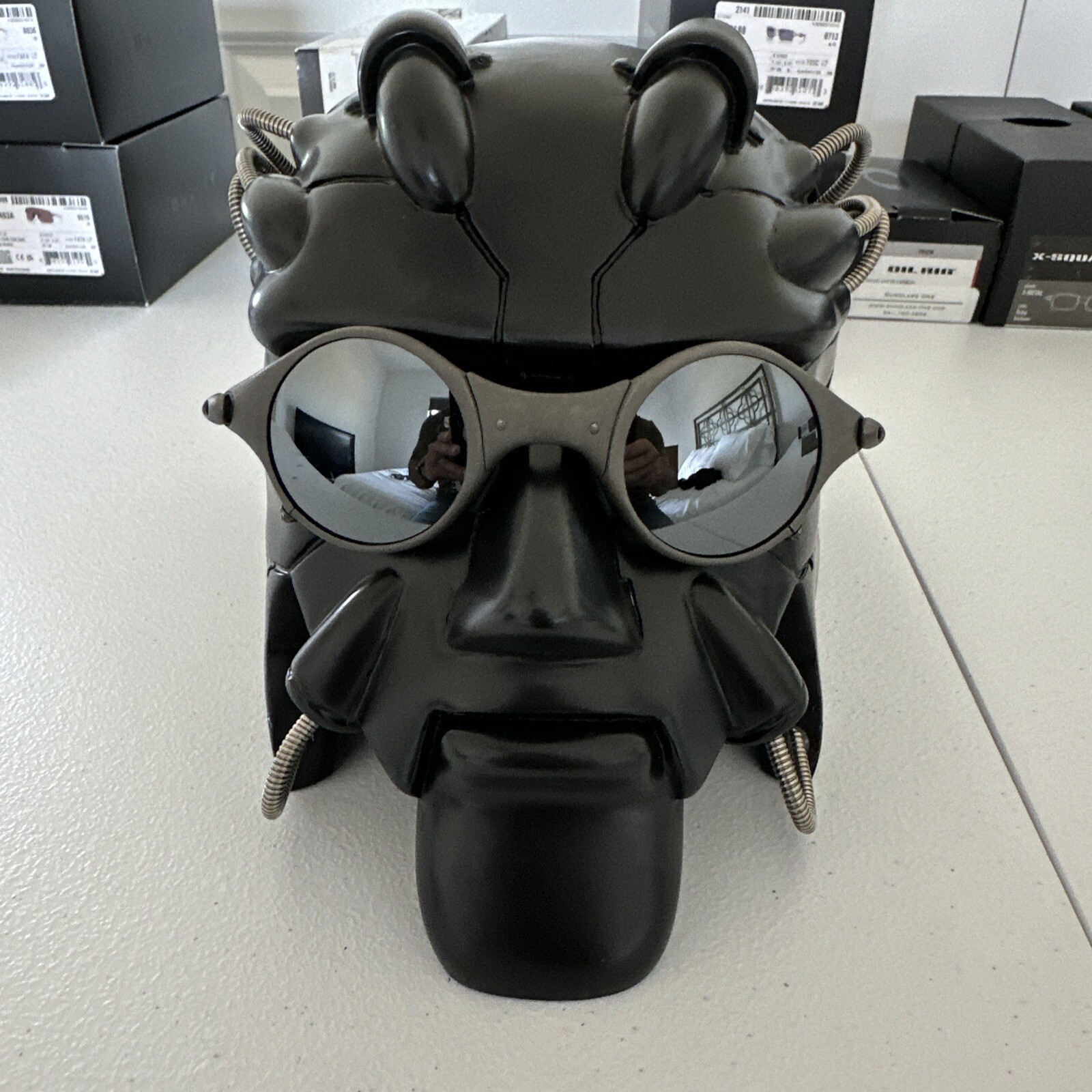 Oakley Mars X Metal Sunglasses w/ Black Iridium Lenses - Gem