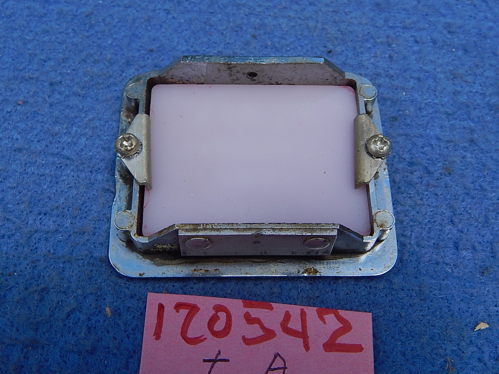 Wurlitzer 2600 2610 Window Casting # 120595 + Coin Denomination Plate ...