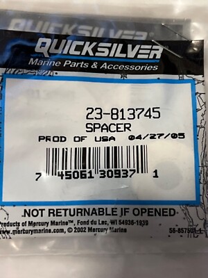 Mercury 23-813745 Spacer (Lot of 3 pcs) | eBay