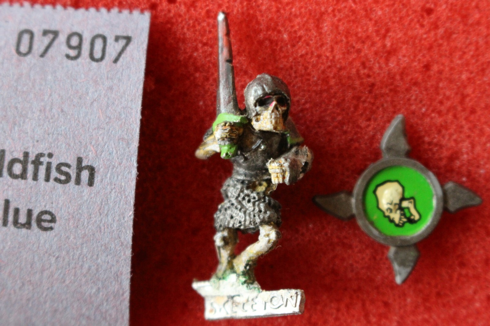 Citadel C17 Undead Skeleton Warrior Attacking Metal Figure Warhammer ...