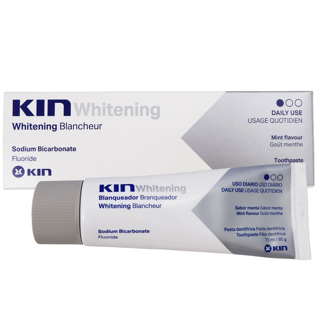 2 X KIN Progressive Whitening Toothpaste Sodium Bicarbonate Remove ...