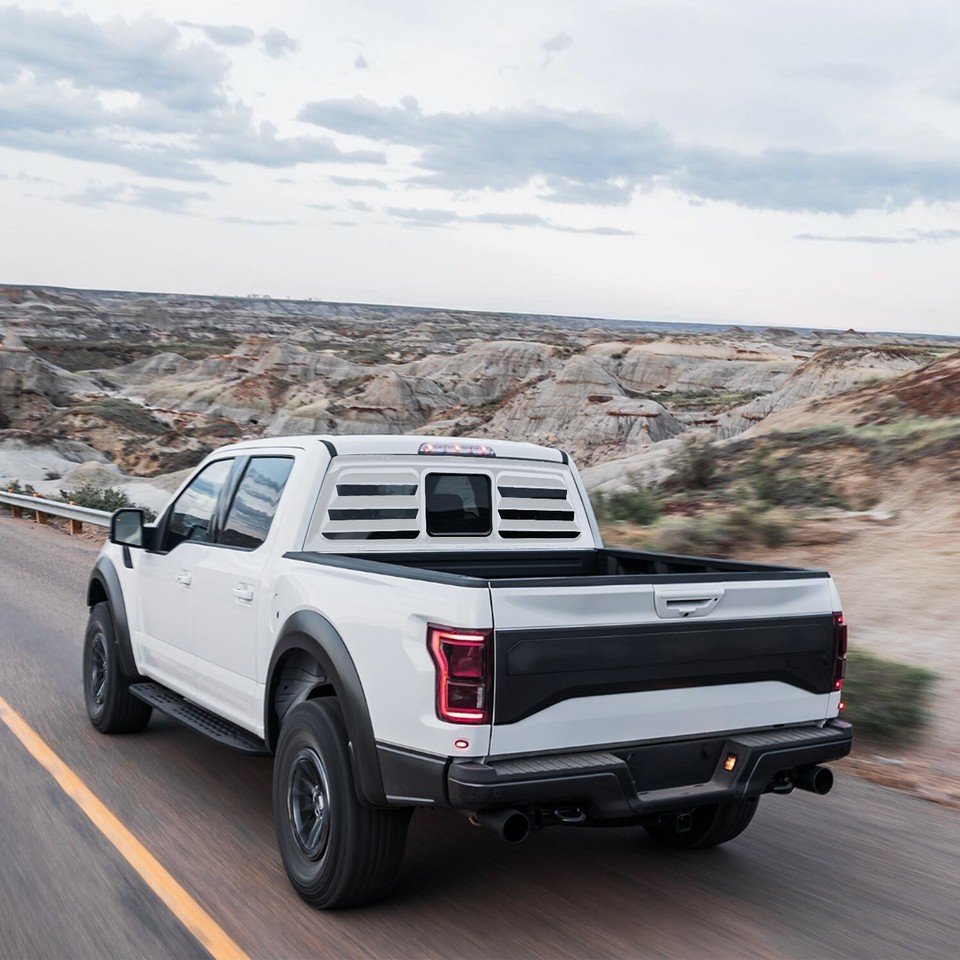 Rear Window Louver Scoops Cover Windshield Accessories For 19-23 Ford ...